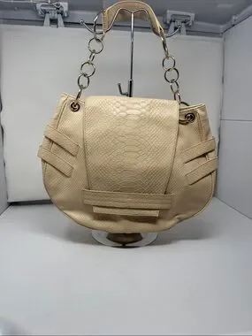 Korto Momolu | Bags | Neutral Cream Textured Shoulder Tote With Gold ...